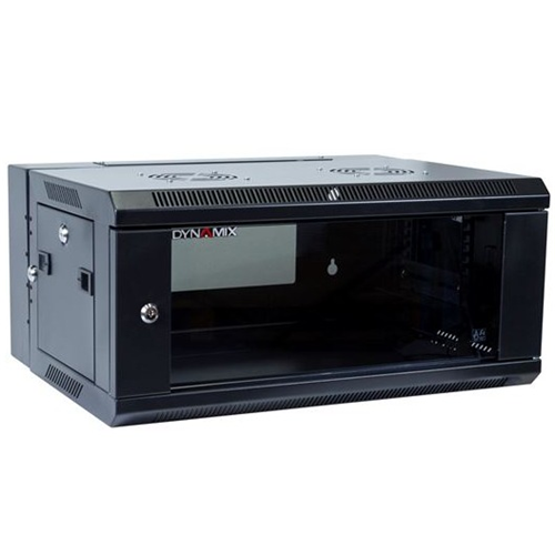 DYNAMIX 4RU Universal Swing Wall Mount Cabinet Removable Back Mount ...
